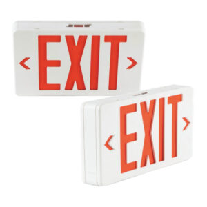 Red White Exit Sign - Ecolite LED Lighting